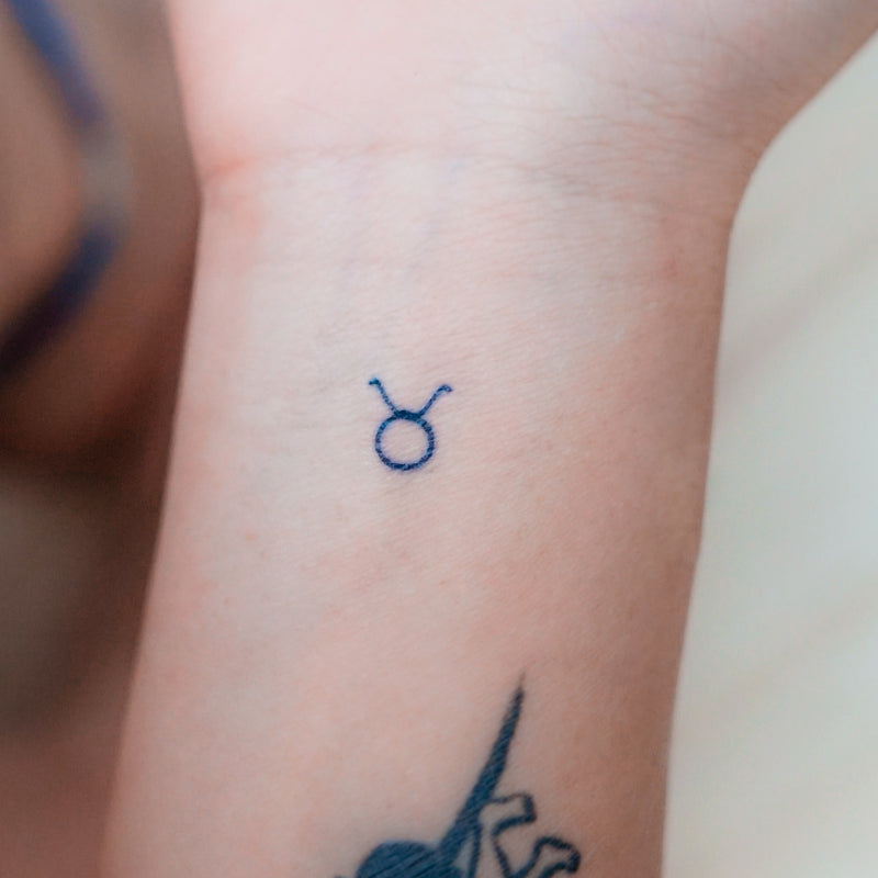 TAURUS ZODIAC TATTOO | LAZY DUO Realistic Temporary Tattoo 金牛座星座刺青紋身貼紙 ...